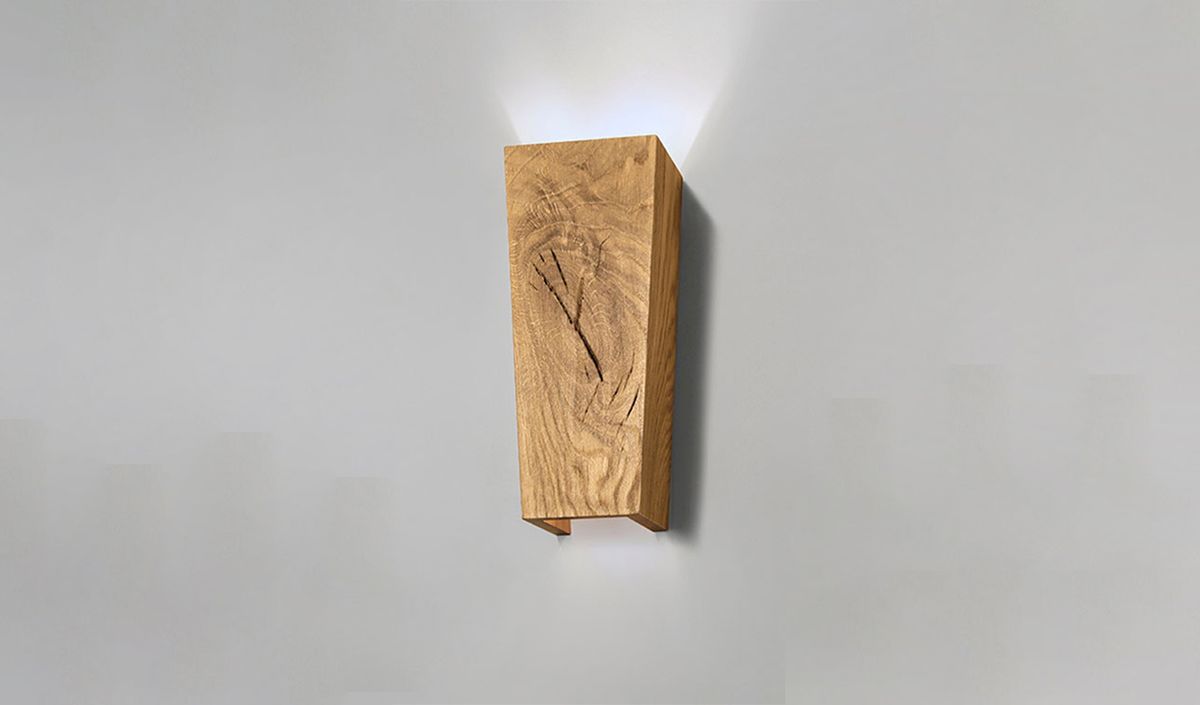 Tento Modern Rustic Vertical Wall Light - price | SLF24